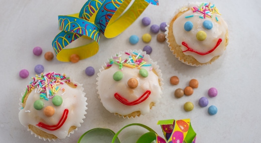 Kinder stark machen: Clown Muffins